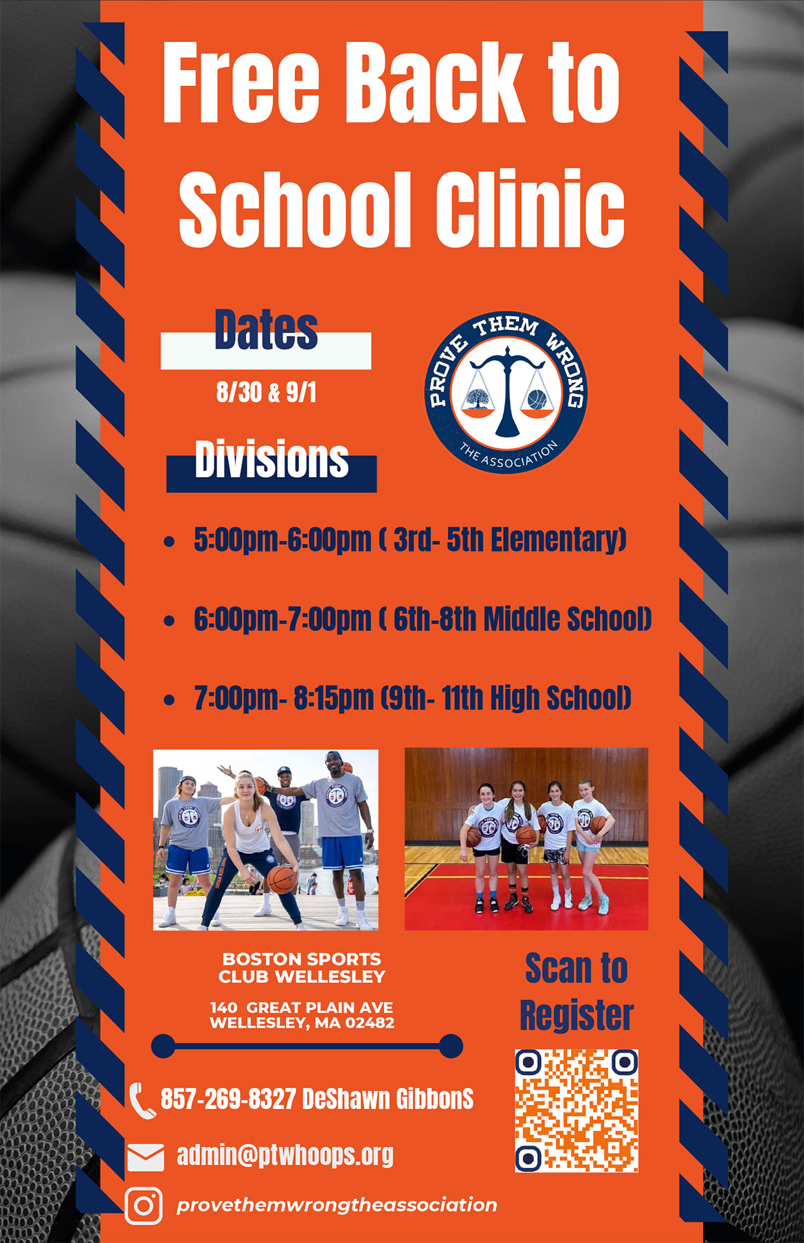 Free Back To School Clinic Prove Them Wrong Free Back To School Clinic Prove Them Wrong